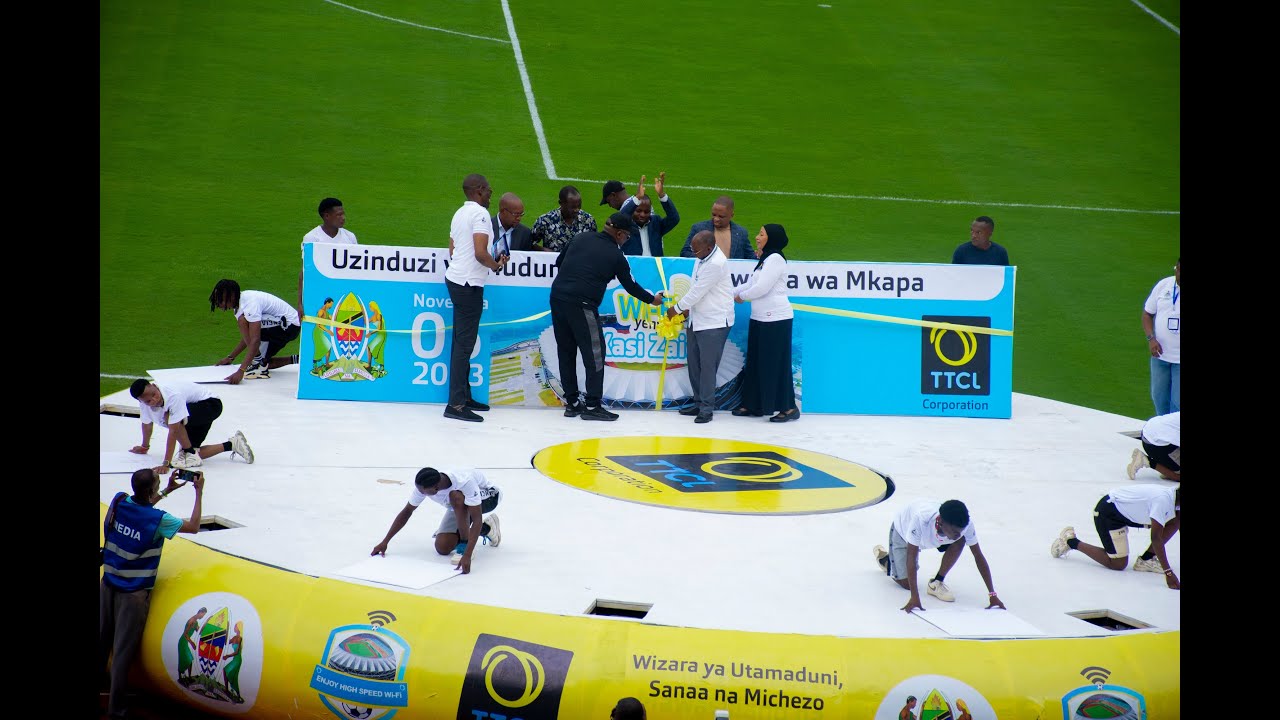 TTCL YAZINDUA HUDUMA YA Wi-Fi UWANJA WA TAIFA - YouTube