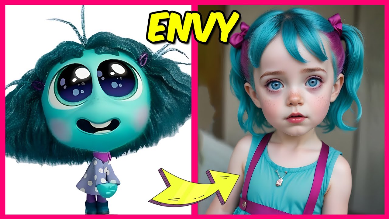 Inside Out 2 Characters as Humans & their favorite Drinks! (and ...
