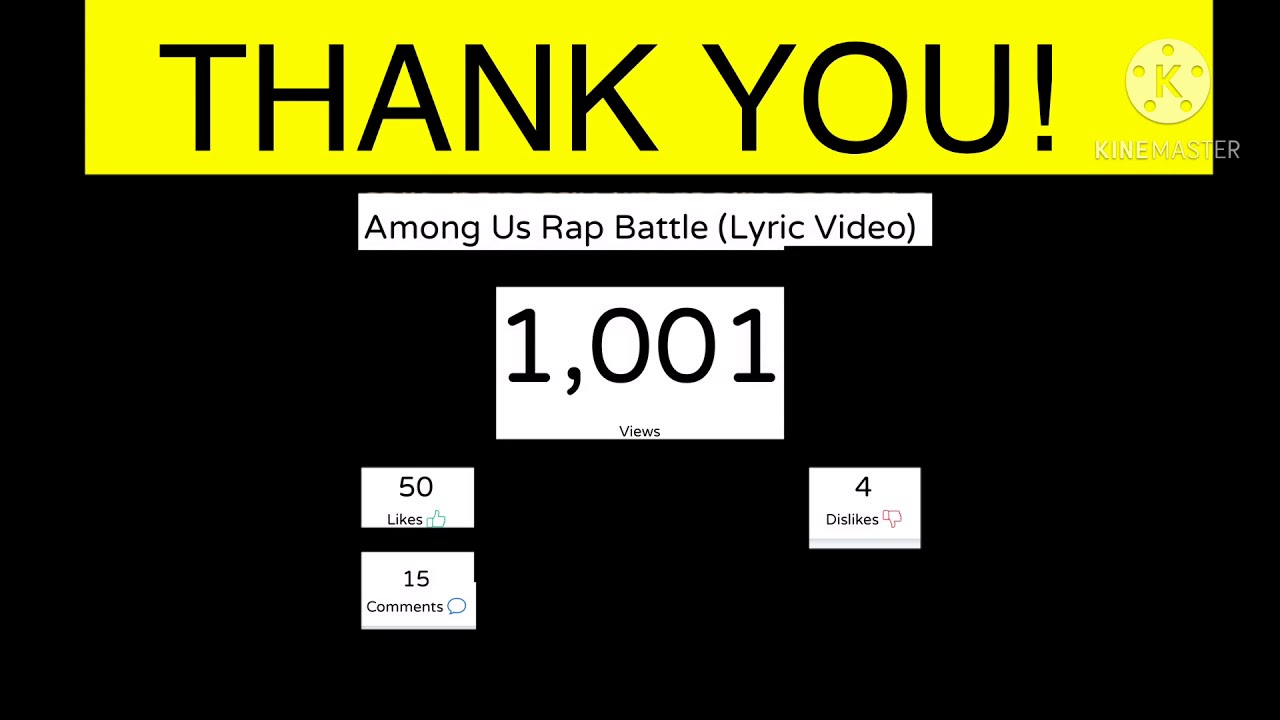 AMONG US RAP BATTLE (LYRIC VIDEO) HITS 1,000 VIEWS [Moment 25] - YouTube