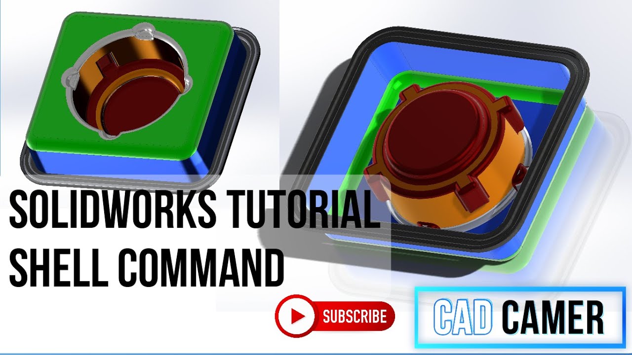 Power of Shell Command | Solidworks Tutorial | Product Design | CAD ...