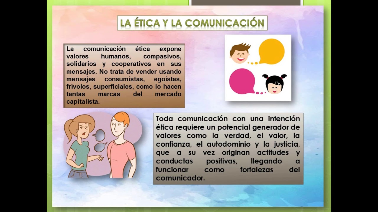 Ética y Comunicación - YouTube