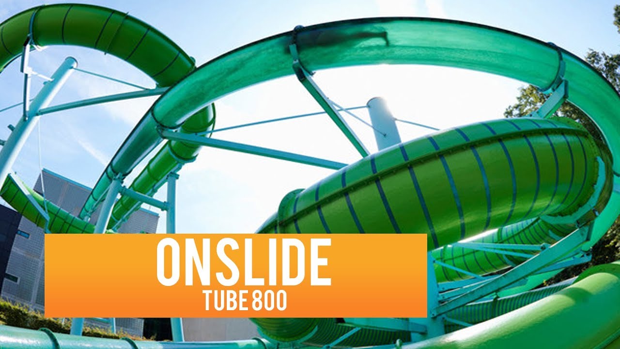 Tube 800 Water Slide - Sportiom, The Netherlands - YouTube