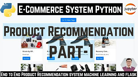 E Commerce Products Recommendation System Python Machine Learning - YouTube