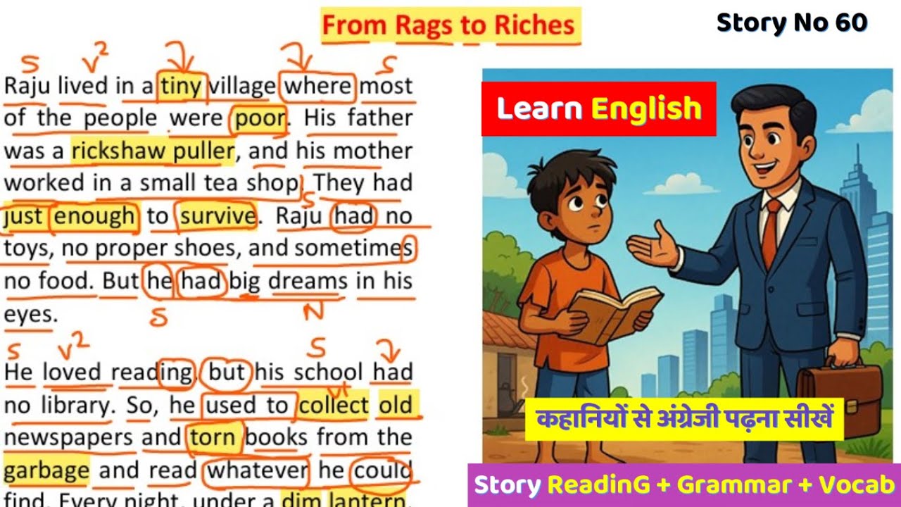 Learn English Reading Through Stories | English Story Reading ...