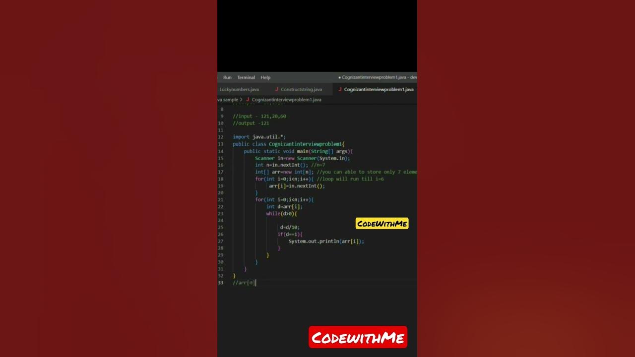 Cognizant interview|java interview questions and answers||Full video link in description|#java # ...