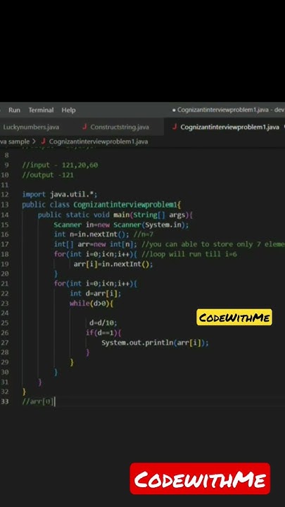 Cognizant interview|java interview questions and answers||Full video link in description|#java # ...