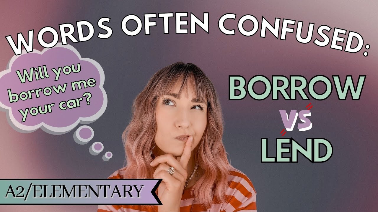 lend or borrow? | words often confused | HOW TO ENGLISH - YouTube