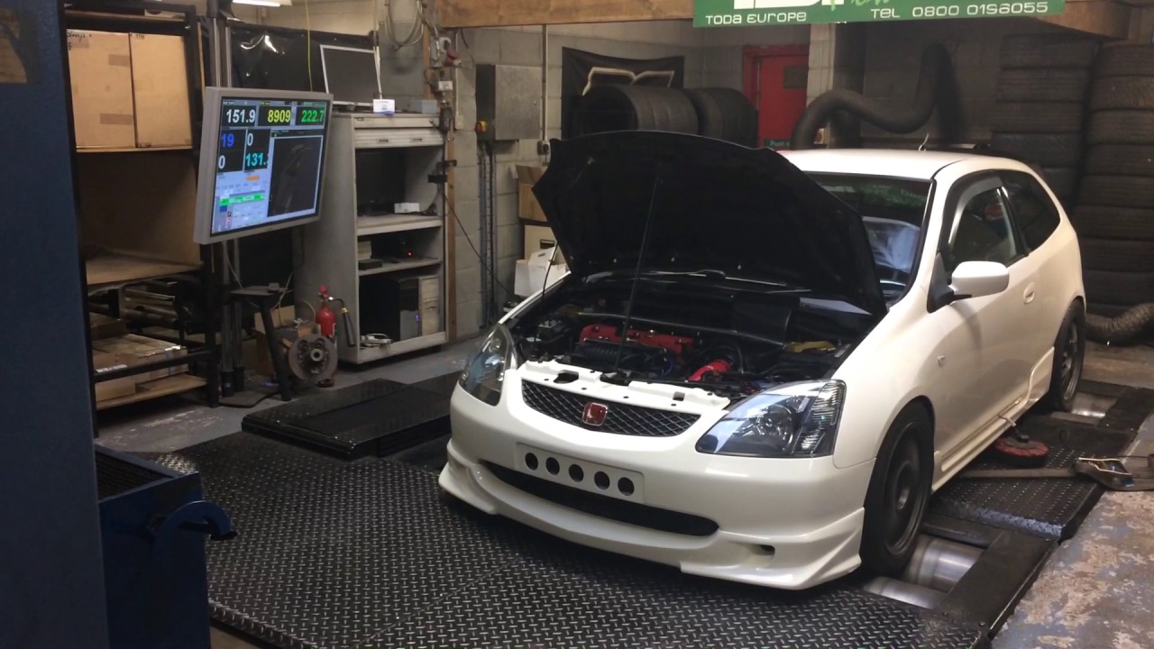 My JRSC EP3 being mapped by TDI North dyno run - YouTube