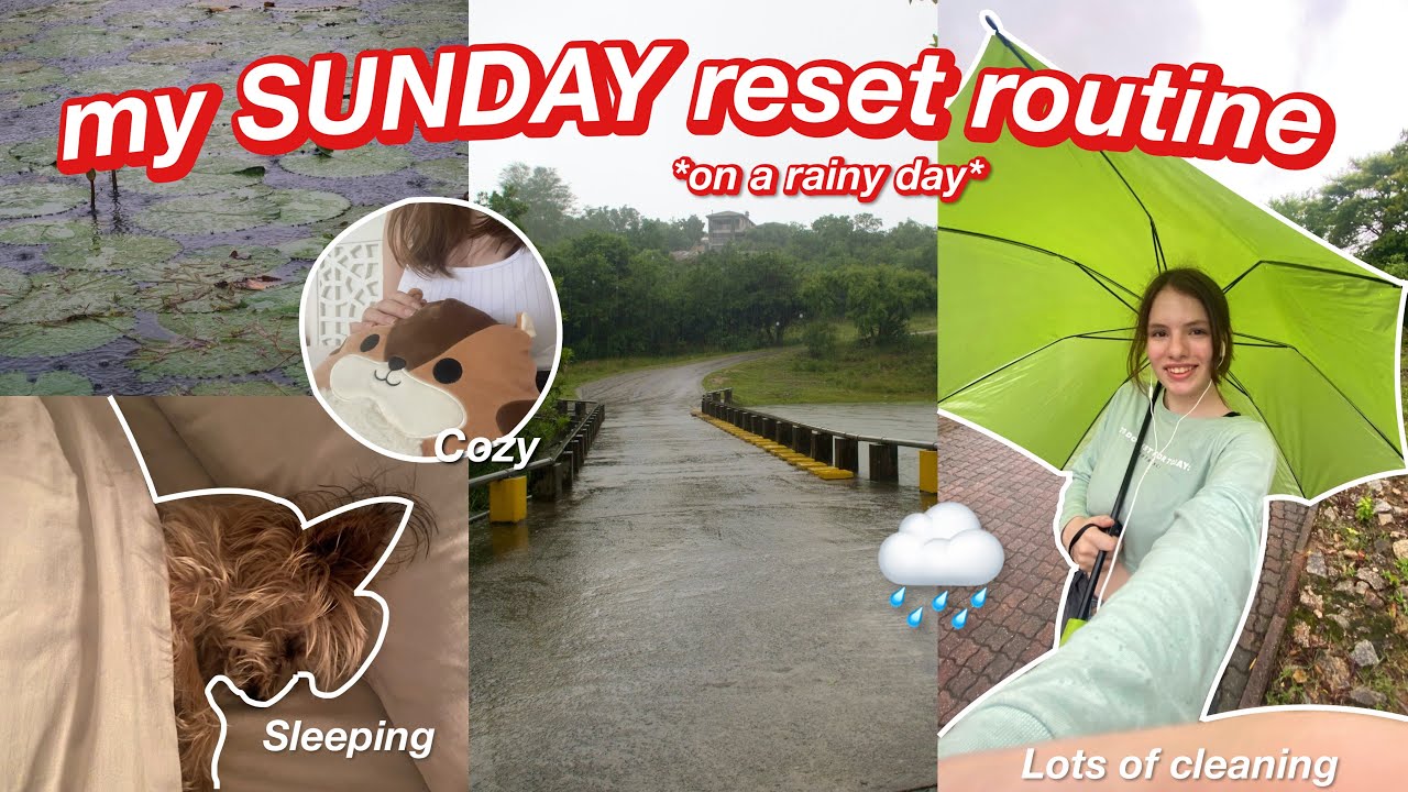 MY SUNDAY RESET ROUTINE (on a rainy day) 🌱 | Vlogmas Day 10 - YouTube