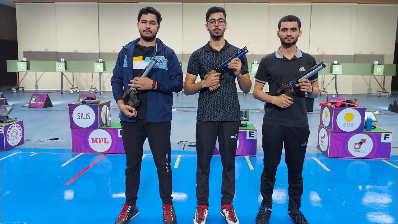 66th NSCC Air Pistol Men Jr Final #issf #champion #training #shooter # ...