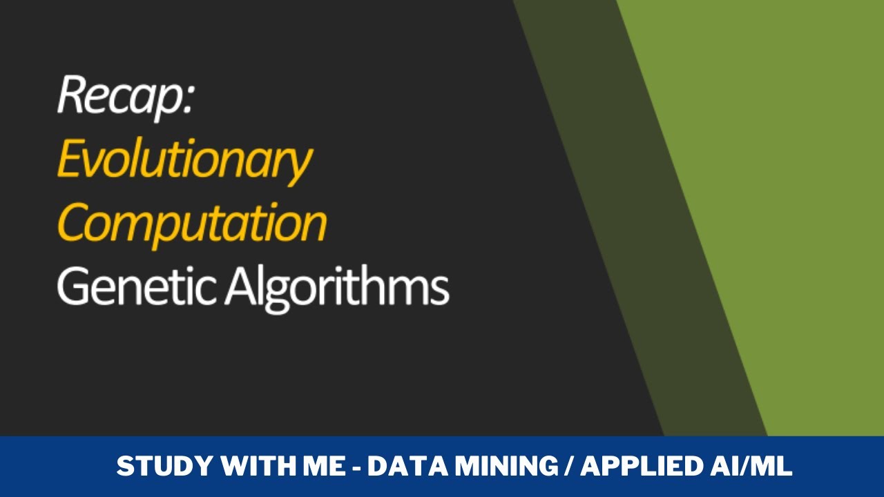 Data Mining - Applied AI Evolutionary computation| example on genetic algorithm (2)- study with ...