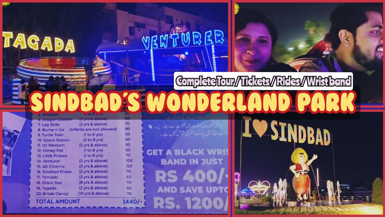 Sindbad's Wonderland Gulshan Karachi 2023 | Sindbad Amusement Park ...