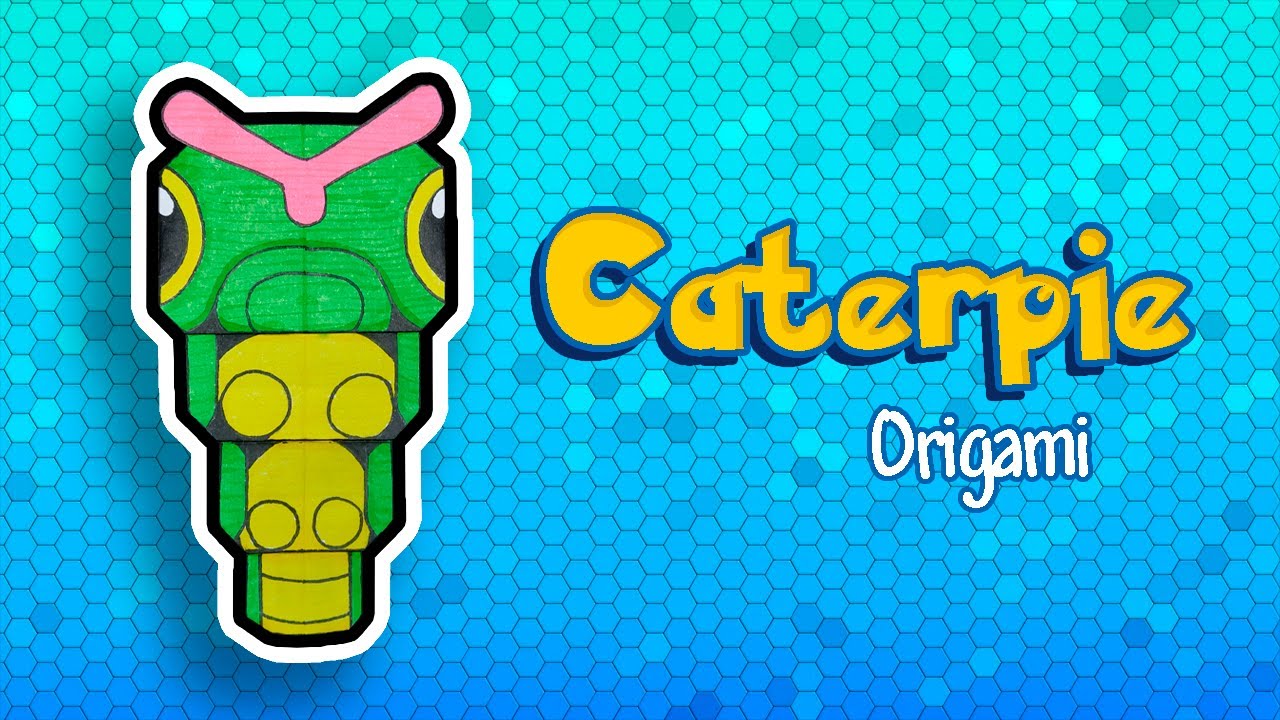 Pokemon Origami | Caterpie - YouTube