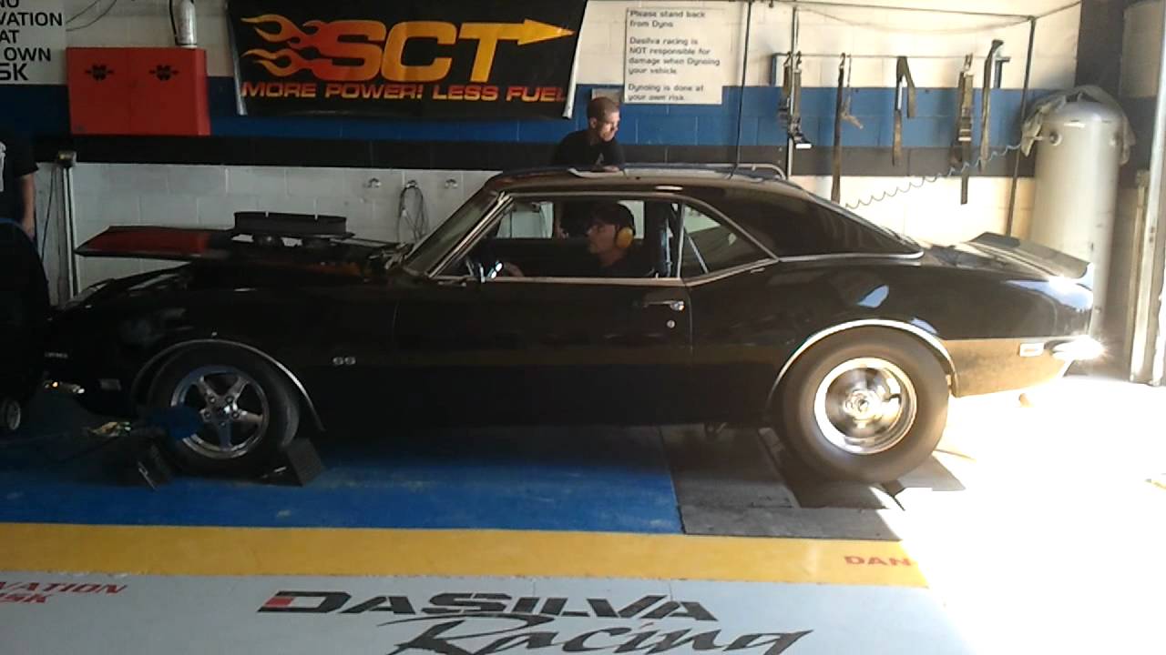 1968 Camaro SS Drag Car Dyno run - YouTube