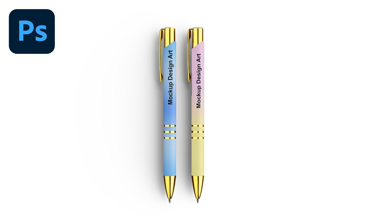 Creating Ball Pen Mockup in Photoshop | @MockupDesignArt - YouTube