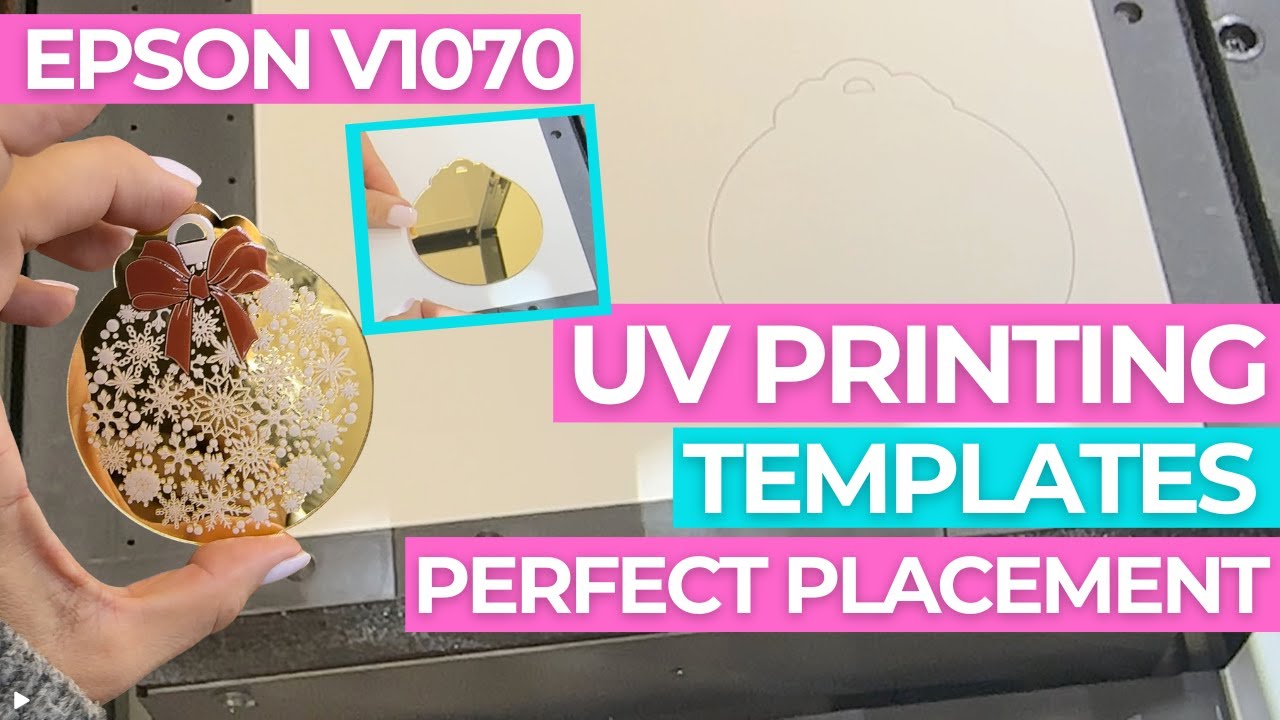 How to Easily Make a Template for UV Printing | Epson V1070 Beginner ...