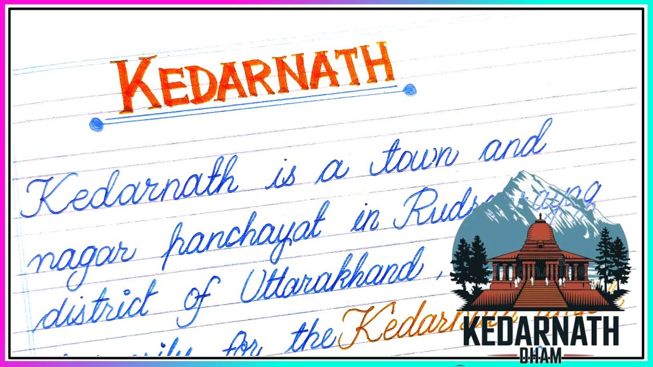 Short note on kedarnath temple | Essay on kedarnath temple in english ...