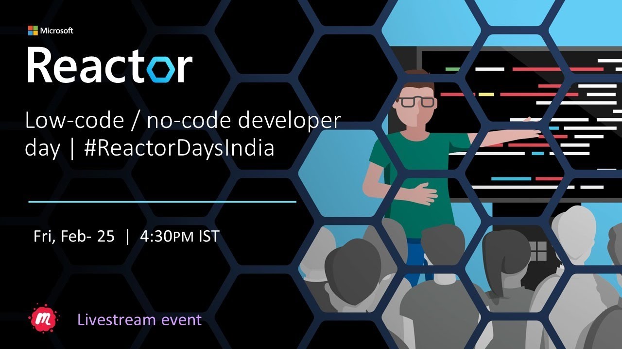 Low-code / no-code developer day | #ReactorDaysIndia - YouTube