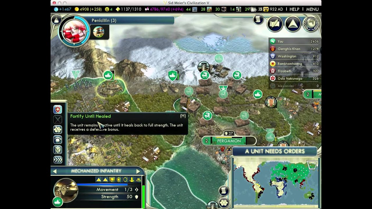 Let's Play Civilization 5 29:20 - China (Wu Zetian) - YouTube