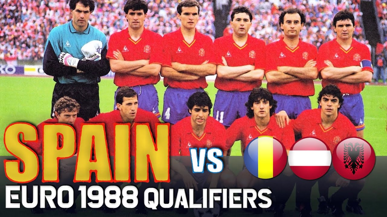 SPAIN Euro 1988 Qualification All Matches Highlights | Road to West ...
