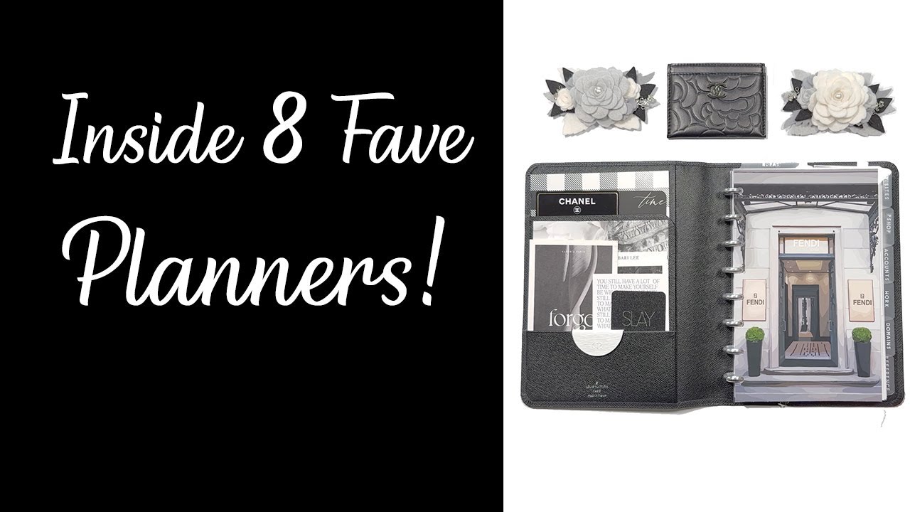 Planner Organization Tips: Inside My 8 Favorite Planners Featuring ...