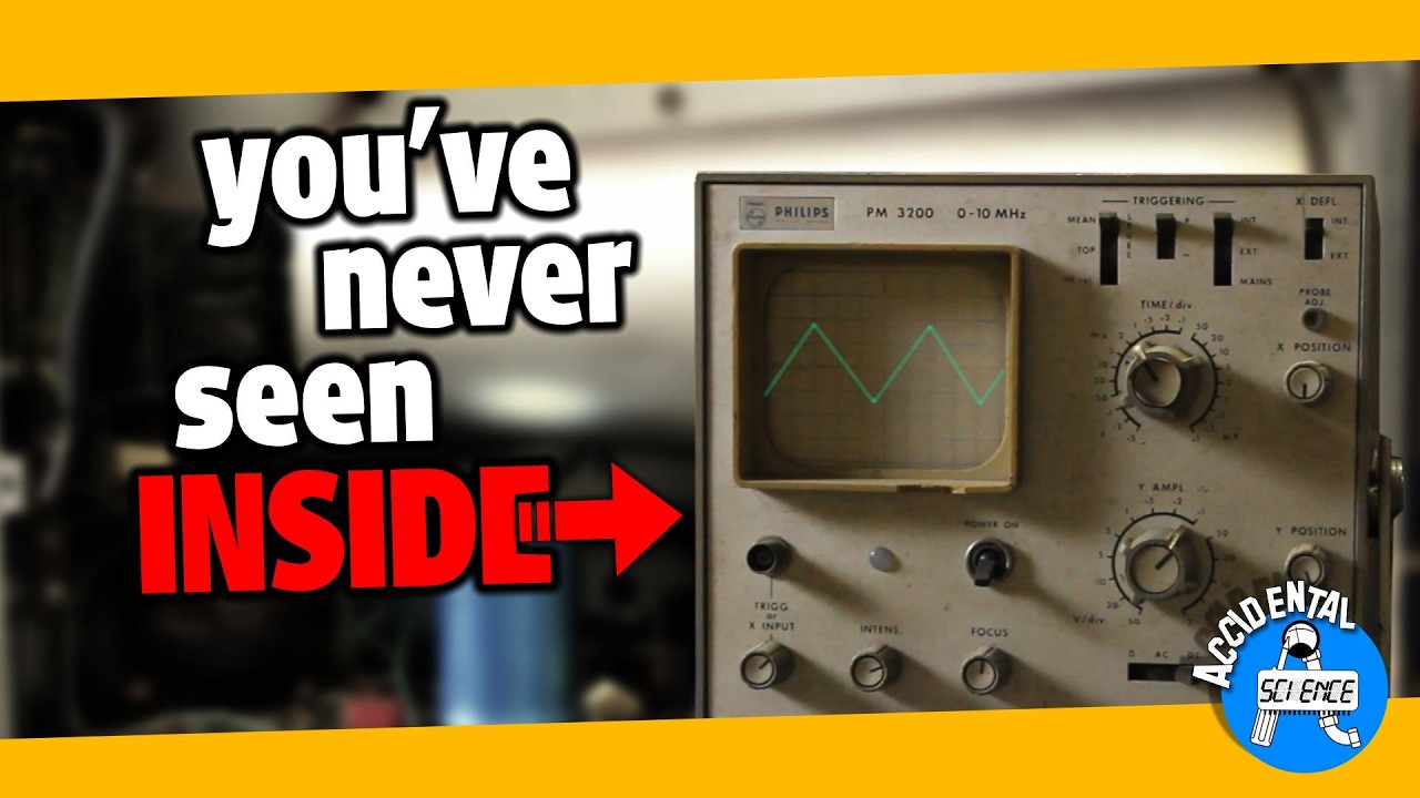 Exploring the inside of an old Philips Oscilloscope - YouTube