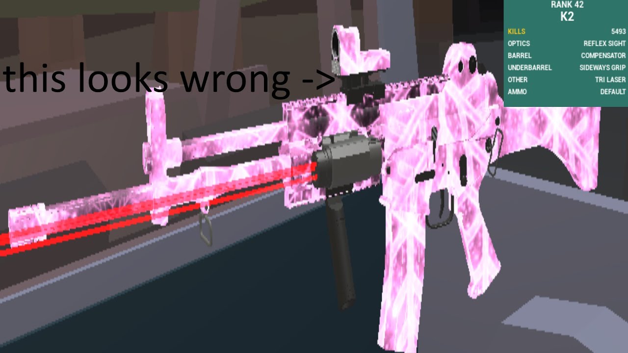 Phantom Forces:the assault rifle with the weird optic mount (K2) - YouTube