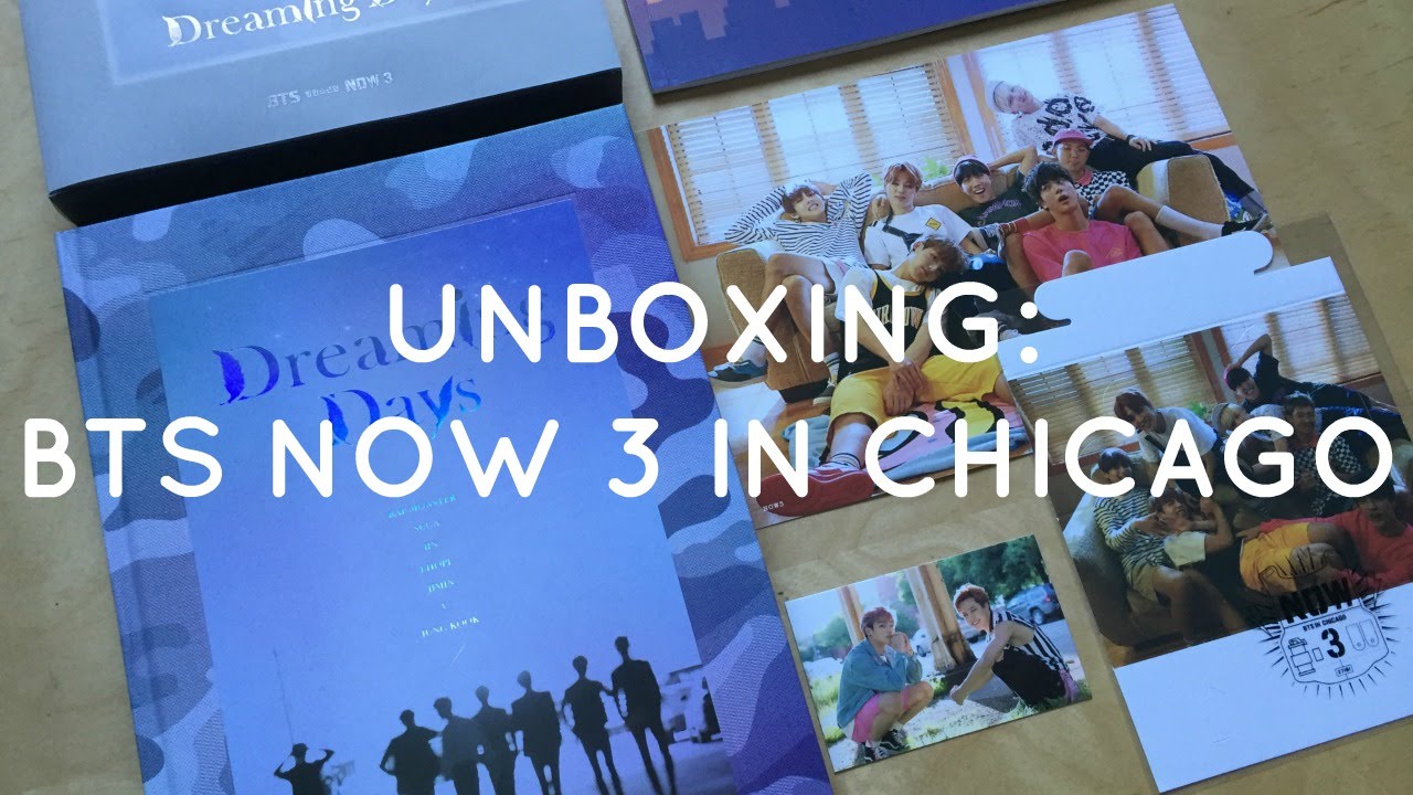 Unboxing : BTS NOW 3 in Chicago DVD - YouTube