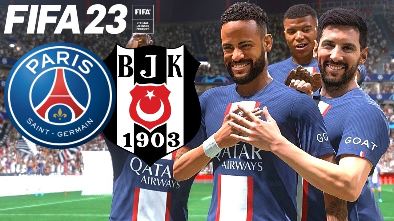 PSG - BEŞIKTAŞ // FIFA 23 Realistic Gameplay & Graphics MOD - YouTube