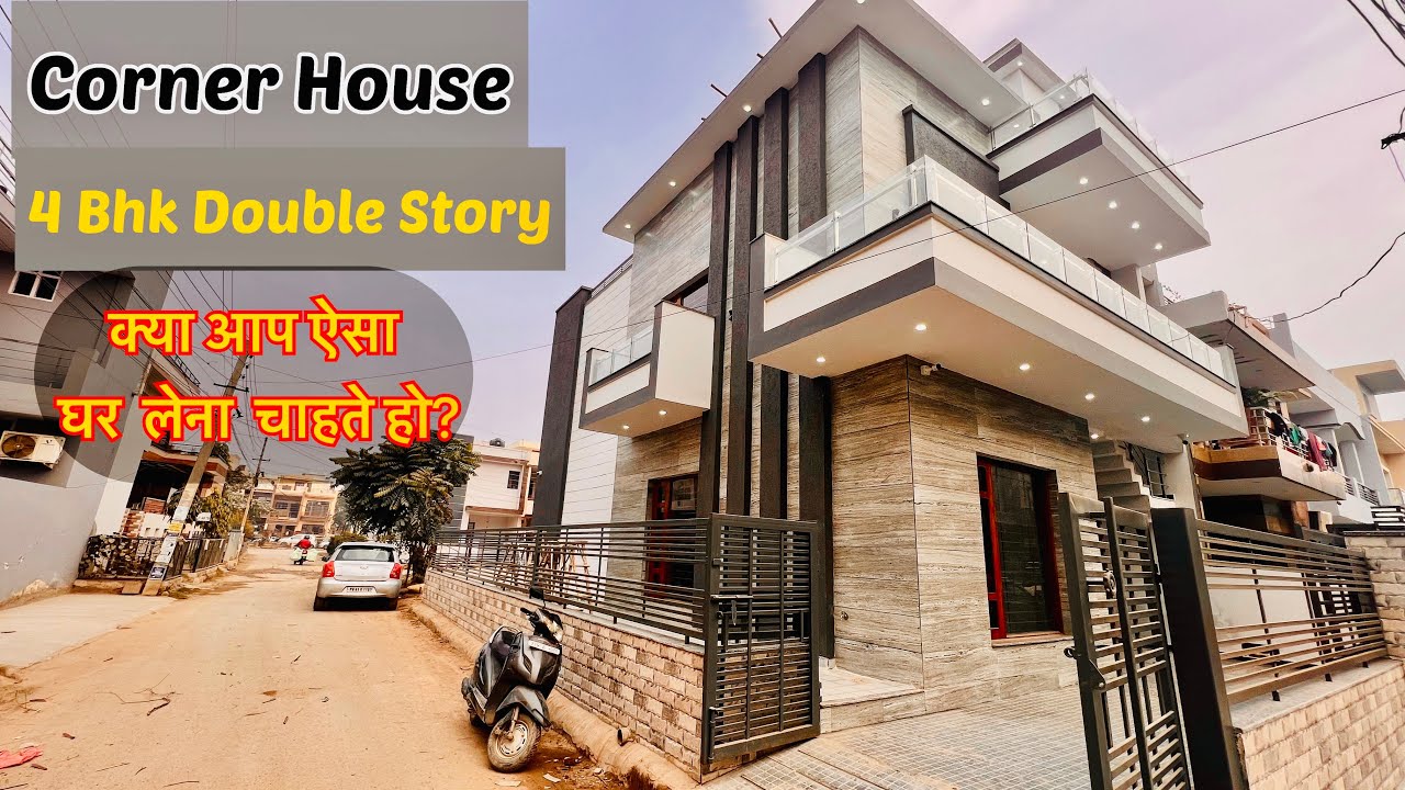 2 Side Open Corner House | 4 Bhk Double Storey | क्या आप ऐसा घर देख रहे ...