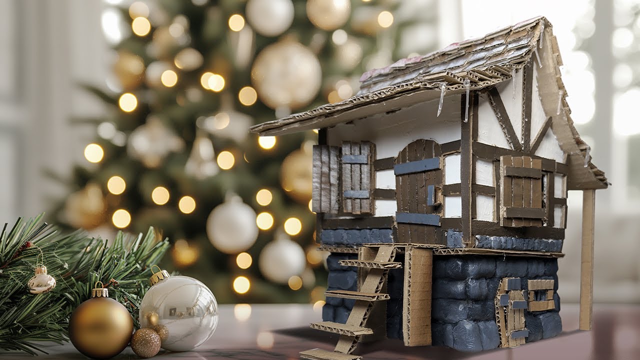 DIY Glowing Christmas House: Step-by-Step Tutorial for a Festive ...