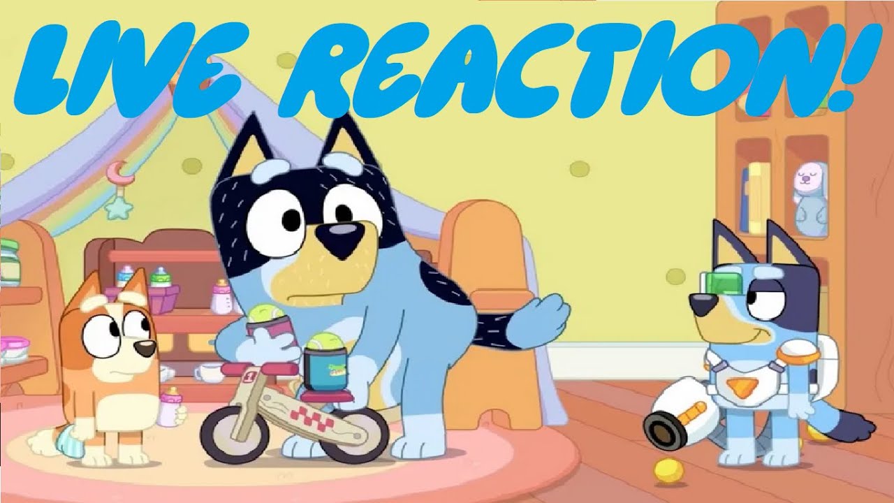 Bluey: Surprise LIVE REACTION! - YouTube