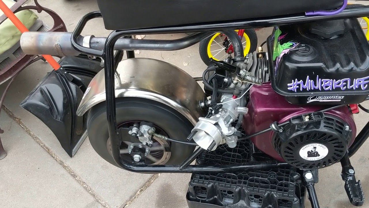 GX390 carb on modified 212 Predator - YouTube