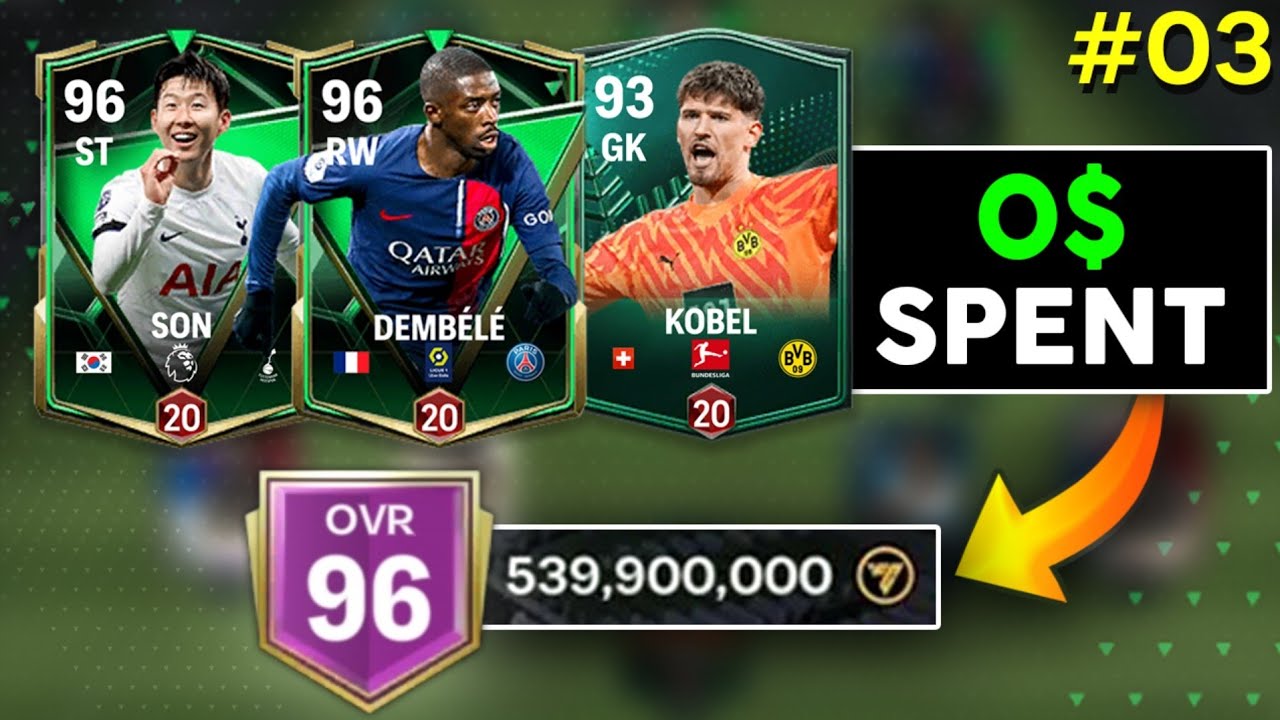 Upgrading My Team to 96 OVR (0$ Spent) in FC Mobile!! - YouTube