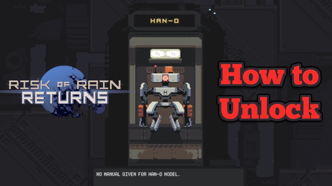 Where to find the Robot Janitor (Han-D) in Risk of Rain Returns - YouTube