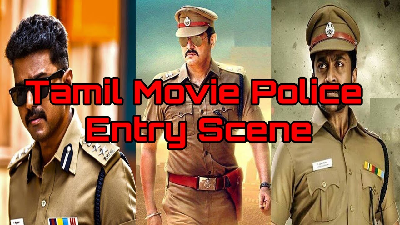 Top tamil movies police entry scenes - YouTube