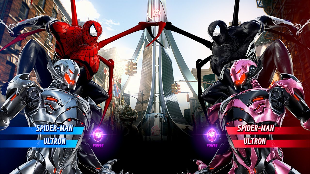 Spiderman and Ultron vs Ultron & Spider-Man - MARVEL VS. CAPCOM ...