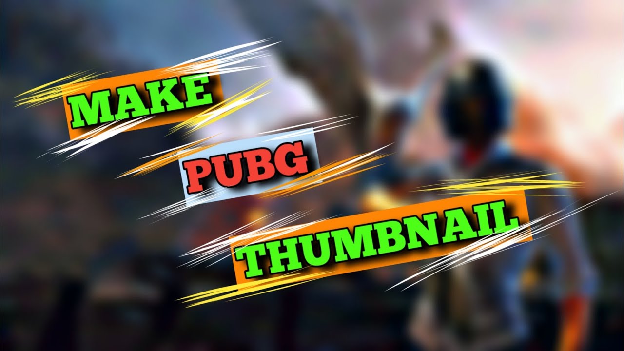 How to Make PUBG Thumbnail like Dynamo Gaming | Pixellab Tutorial ...