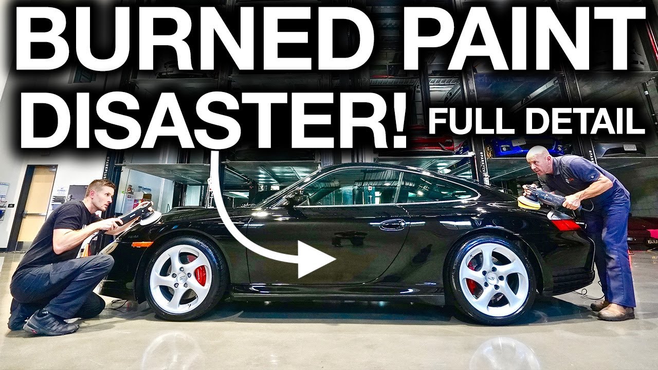 Daily Driven Porsche Full Detail Burned Paint Disaster! - YouTube