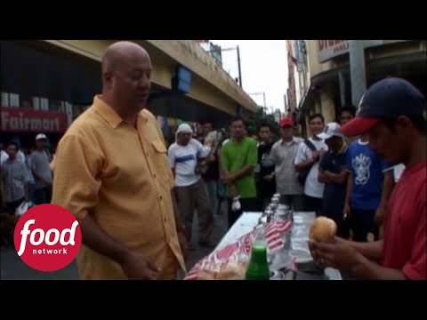 Aventurero prueba extraño helado callejero en Filipinas | Comidas Exóticas | Food Network