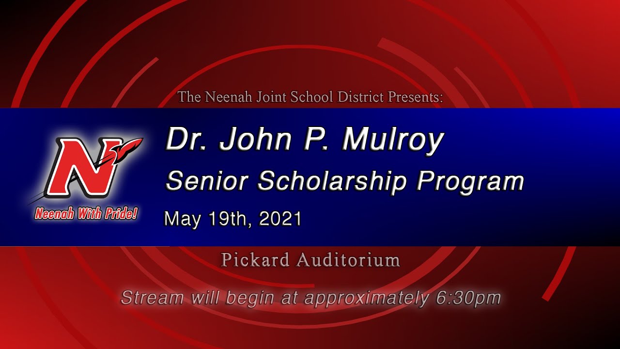 2021 Dr. John P. Mulroy Senior Scholarship Program - YouTube