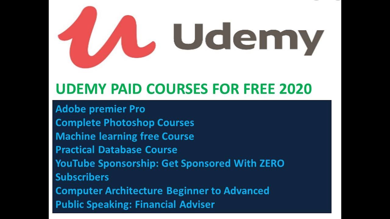 Udemy: FREE Online Courses | Udemy™ Official Site | Learn New Skills ...