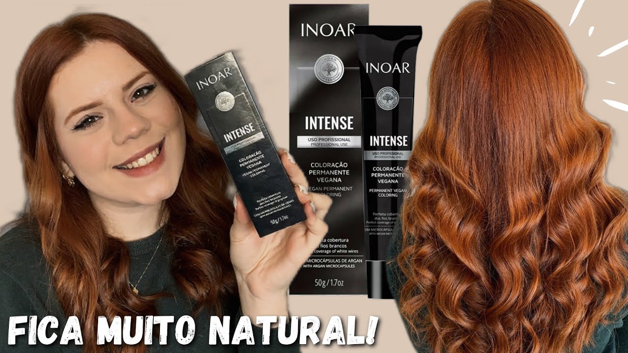 RUIVO ACOBREADO NATURAL | INOAR INTENSE 7.4 - YouTube