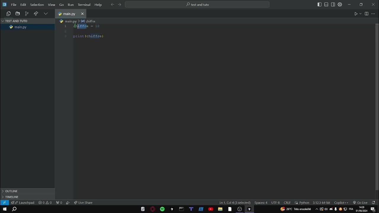 Python : Les variables - YouTube