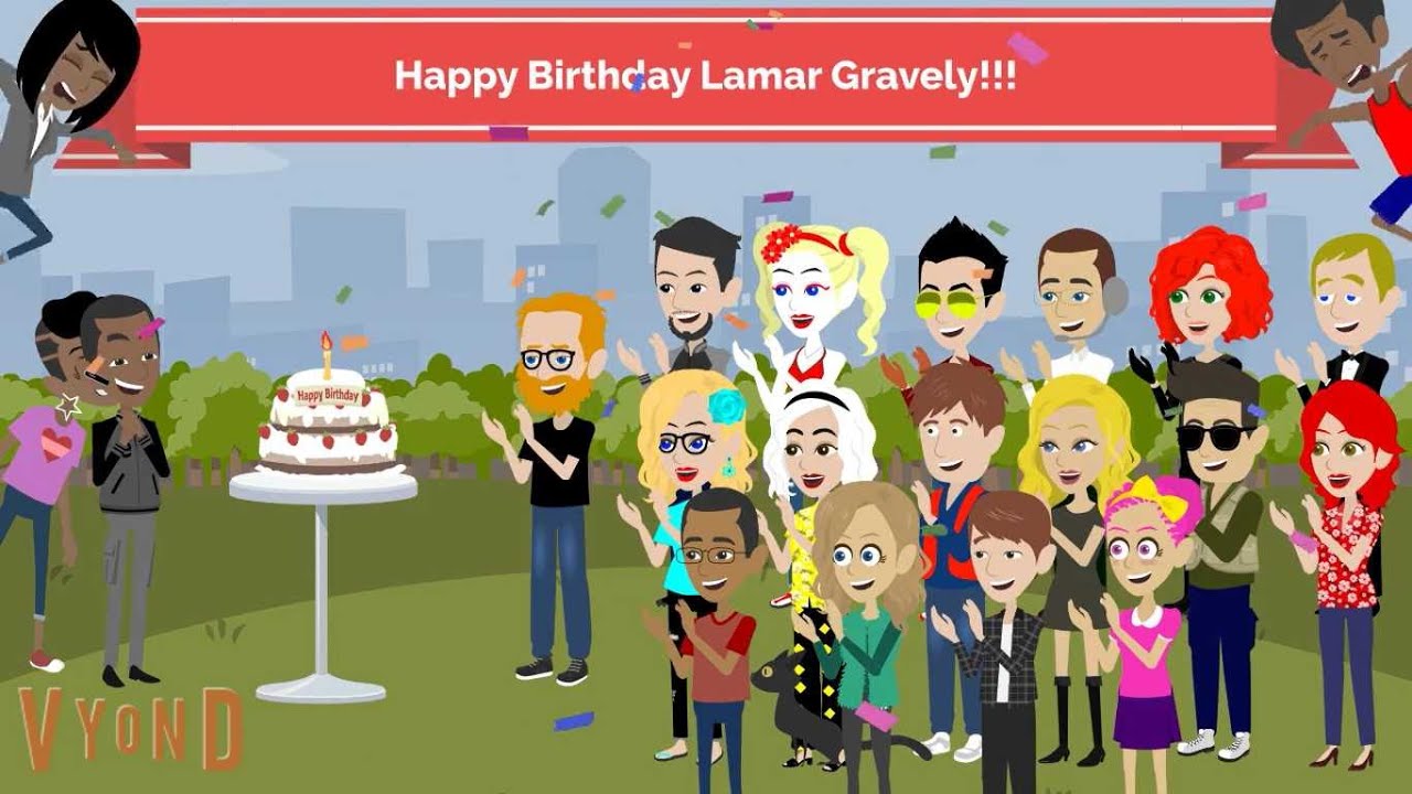 Happy Birthday Lamar Gravely - YouTube