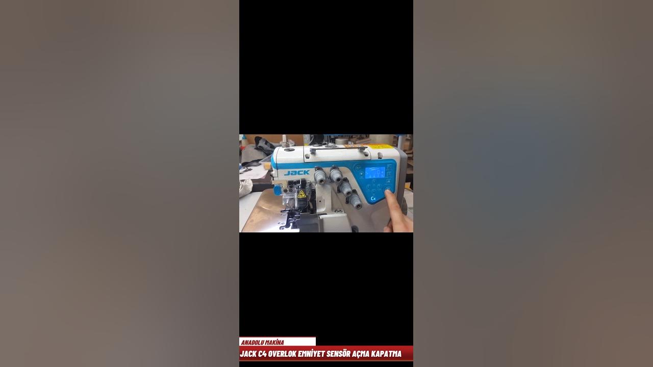 JACK C4 AKILLI OVERLOK EMNİYET SENSÖR İPTALLİ YA DA DEVREYE ALMA NASIL ...