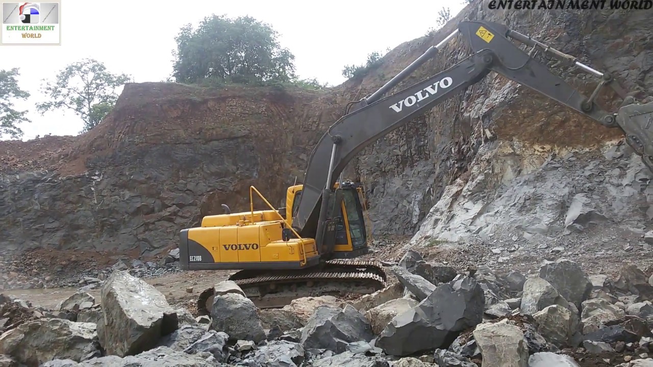 Volvo Excavator EC 210B Prime At Work. - YouTube