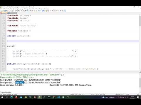 DASAR SCRIPTING PAWNO GTA SA-MP - TUTORIAL DASAR PAWNO SA-MP #1 - YouTube