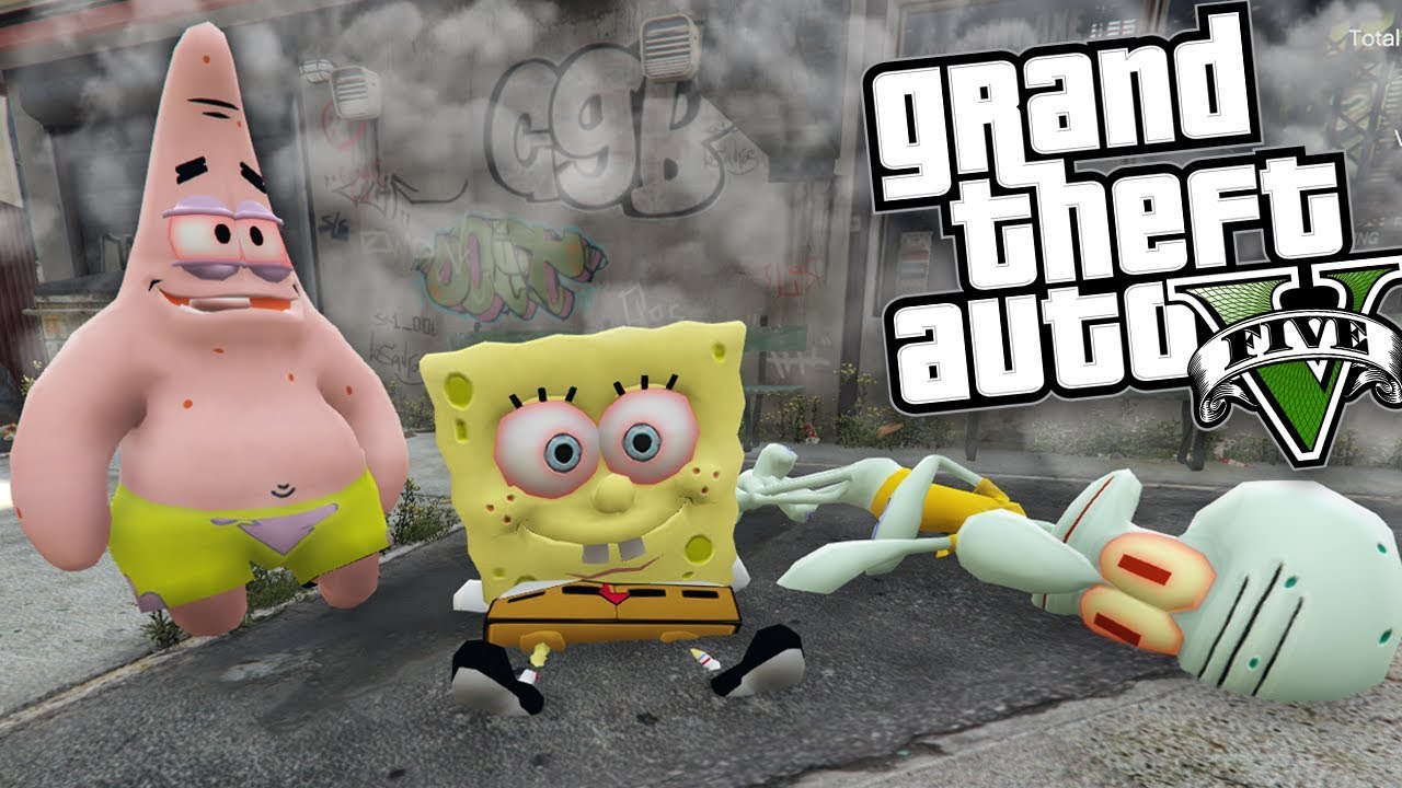 GTA 5 Mods - DRUG DEALER SPONGEBOB MOD w/ PATRICK & SQUIDWARD (GTA 5 ...