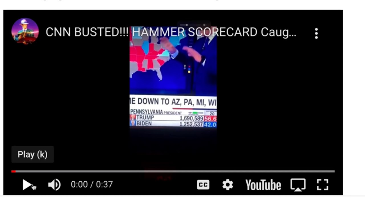 Hammer and Scorecard Video Screen Record Share - YouTube